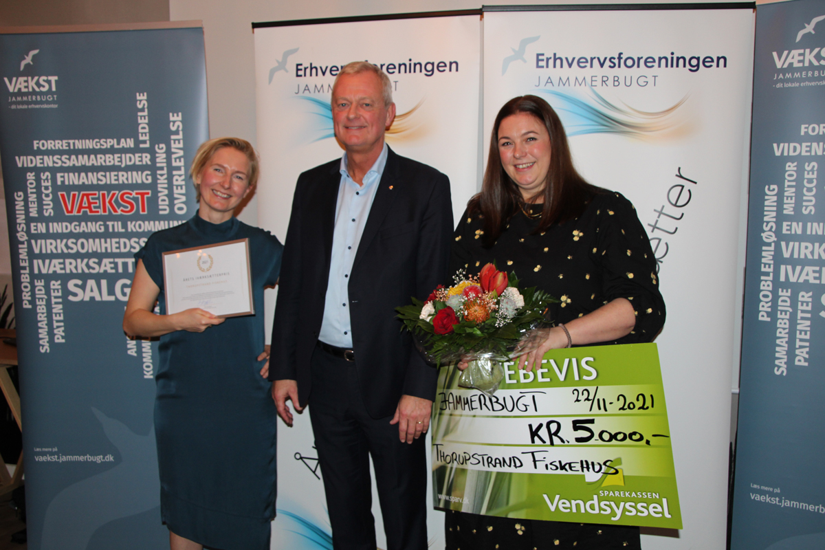 Kåring af årets iværksætter 2021 - Erhvervsforeningen Jammerbugt